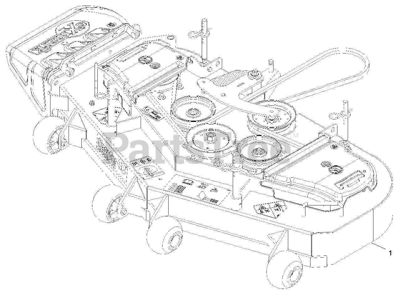 Exmark TTS481GKA48300 - Exmark 48" Turf Tracer S-Series Walk-Behind ...