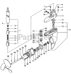 TOB-300 - Tanaka 3HP Outboard Engine Parts Lookup with Diagrams | PartsTree