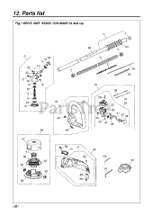 RedMax BC 250 - RedMax Brushcutter (SN: KU40001 & Above) (2004-04 ...