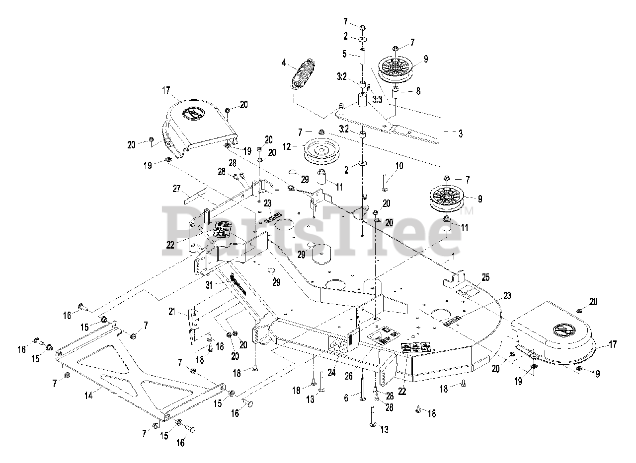 Exmark QST22BE482 - Exmark 48" Quest Zero-Turn Mower, 22HP Briggs ...