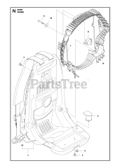 360 BT - Husqvarna Backpack Blower Parts Lookup with Diagrams | PartsTree