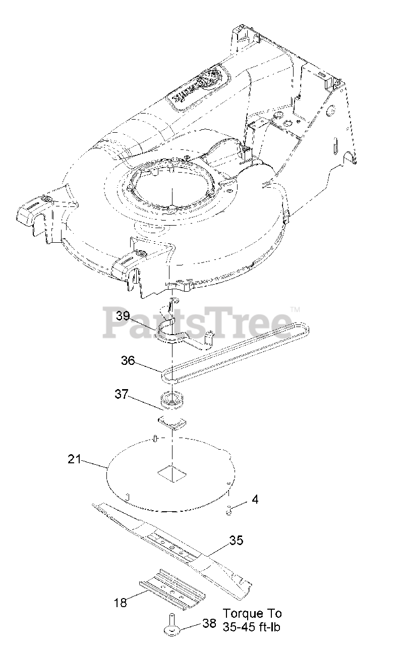 Exmark ECSKA21 - Exmark 21" Commercial S-Series Walk-Behind Mower ...