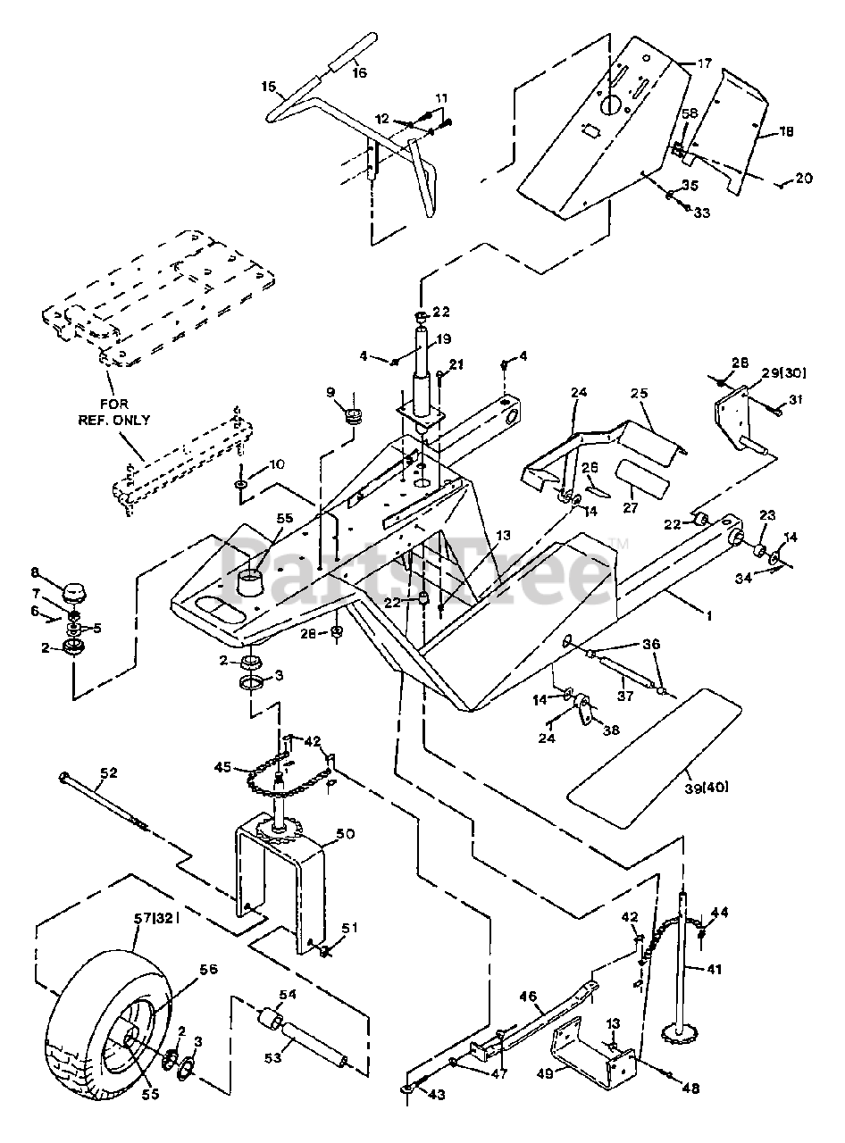 Exmark TR23KC - Exmark Turf Ranger Front Mount Mower, 23hp Kohler (SN ...