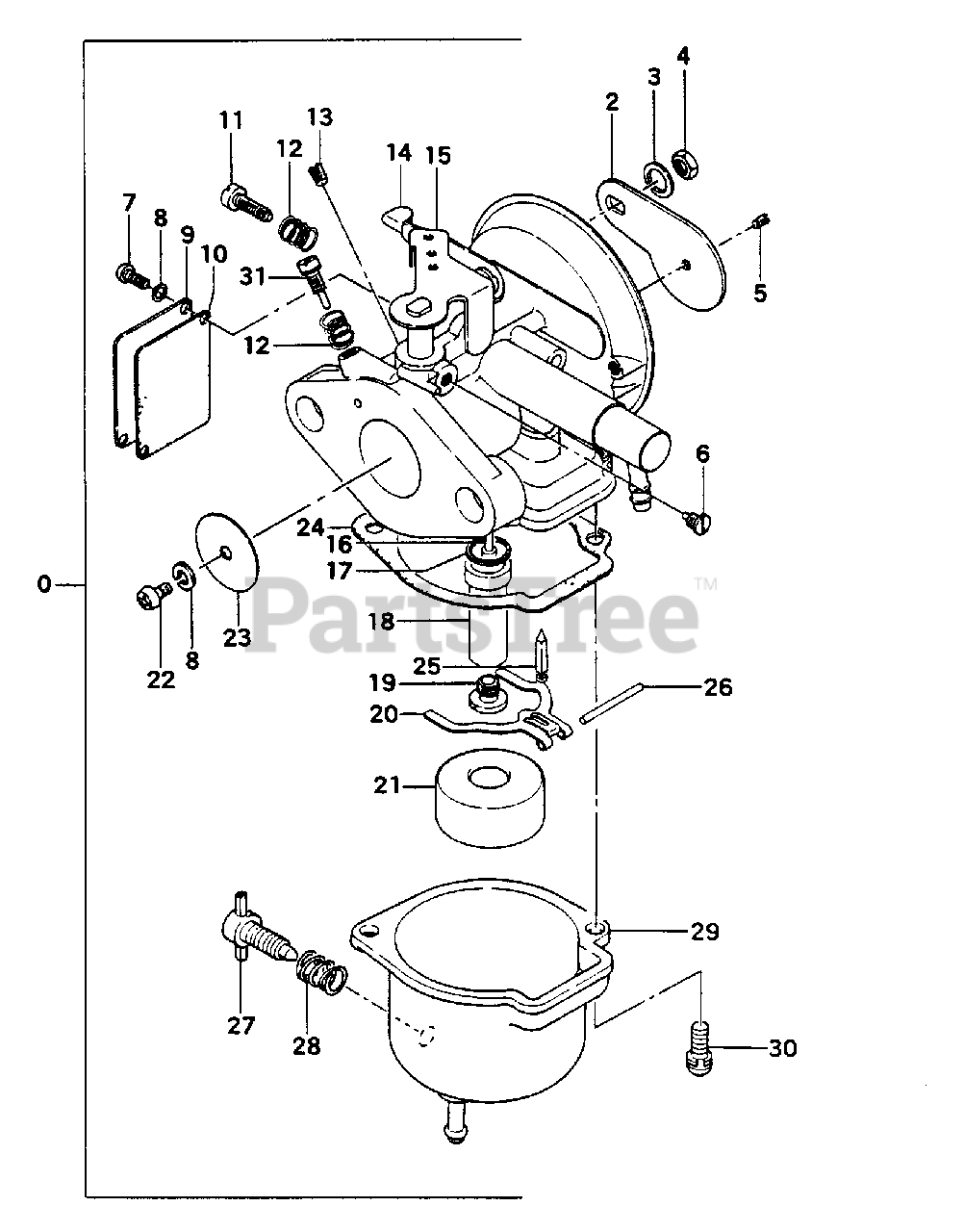 Tanaka DEG-600 - Tanaka Portable Generator Carburetor Parts Lookup with ...