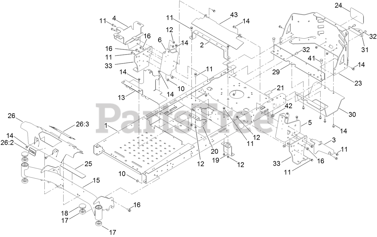 Toro 75202 (ZX 5400) - Toro 54" TimeCutter HD Zero-Turn Mower (SN ...