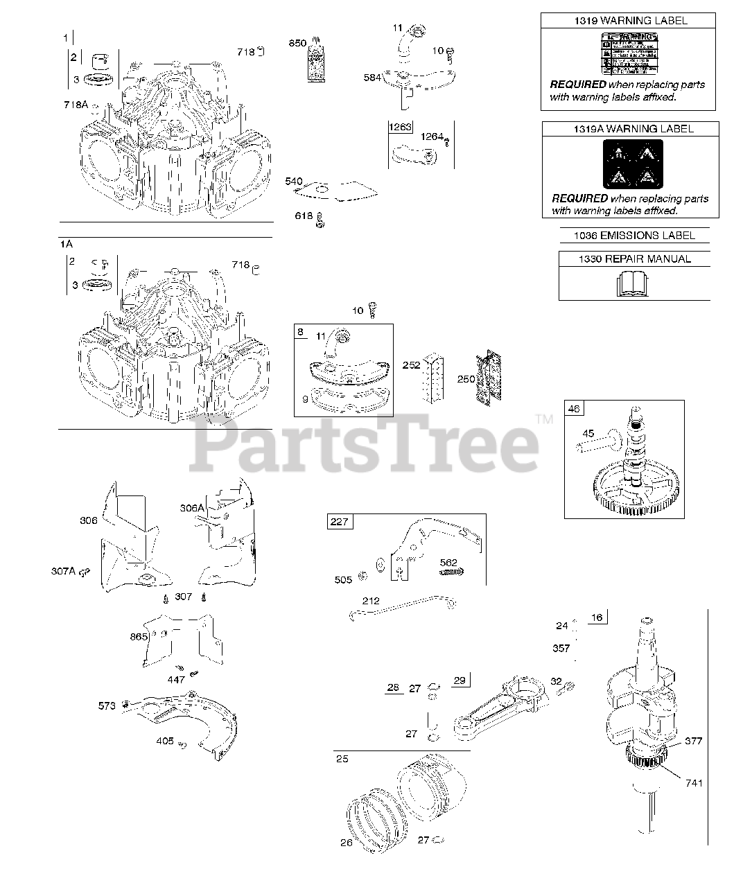 Briggs & Stratton 40N877-0016-G1 - Briggs & Stratton Vertical Engine ...