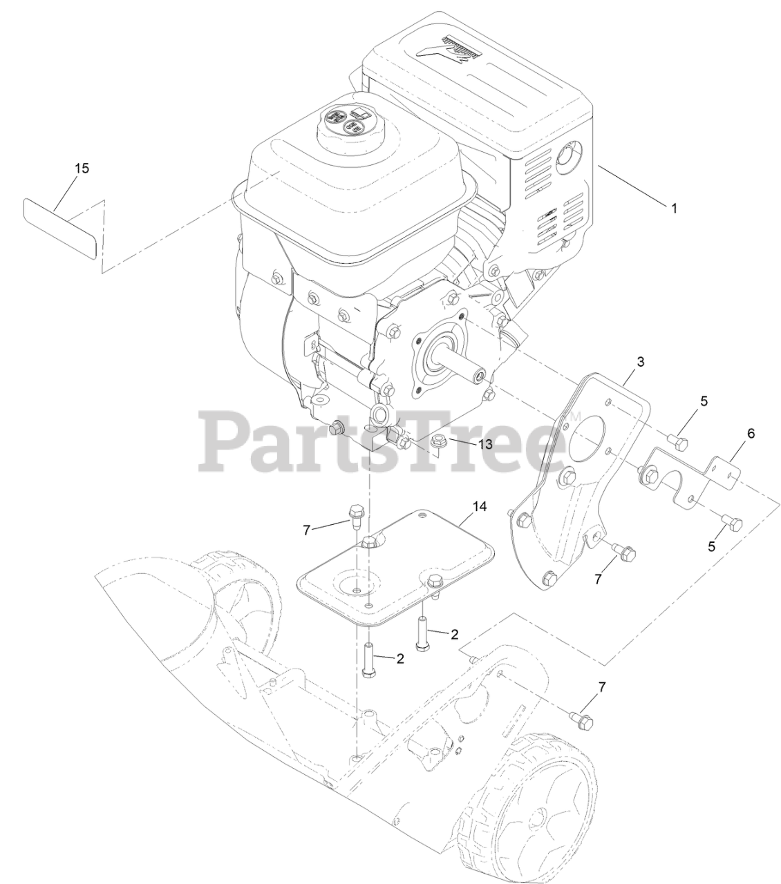 Toro 38755 (821 R-C) - Toro 21" Power Clear Commercial Snow Thrower (SN ...