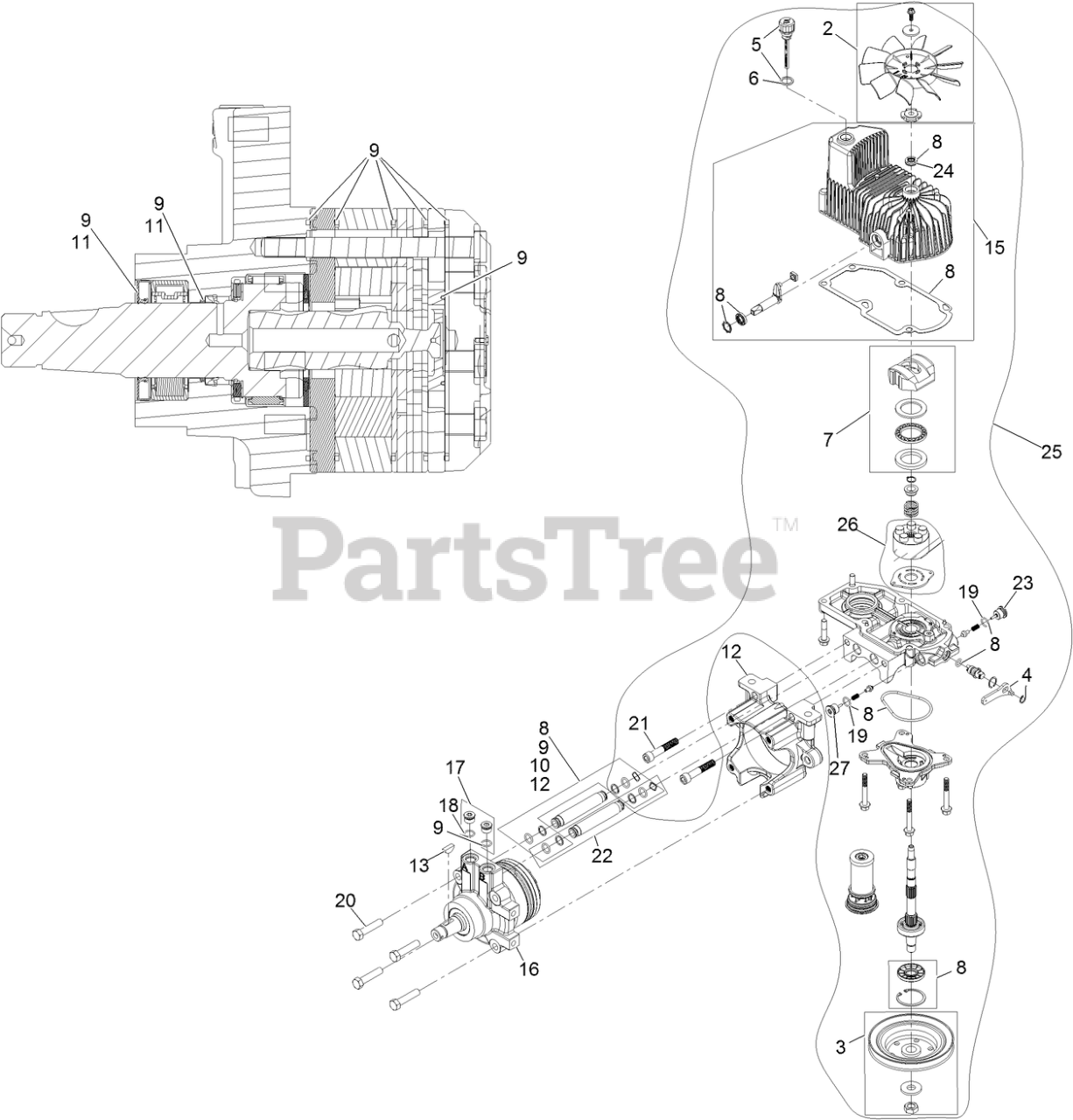 Exmark 135-7900 Hydro Pump | Mow The Lawn