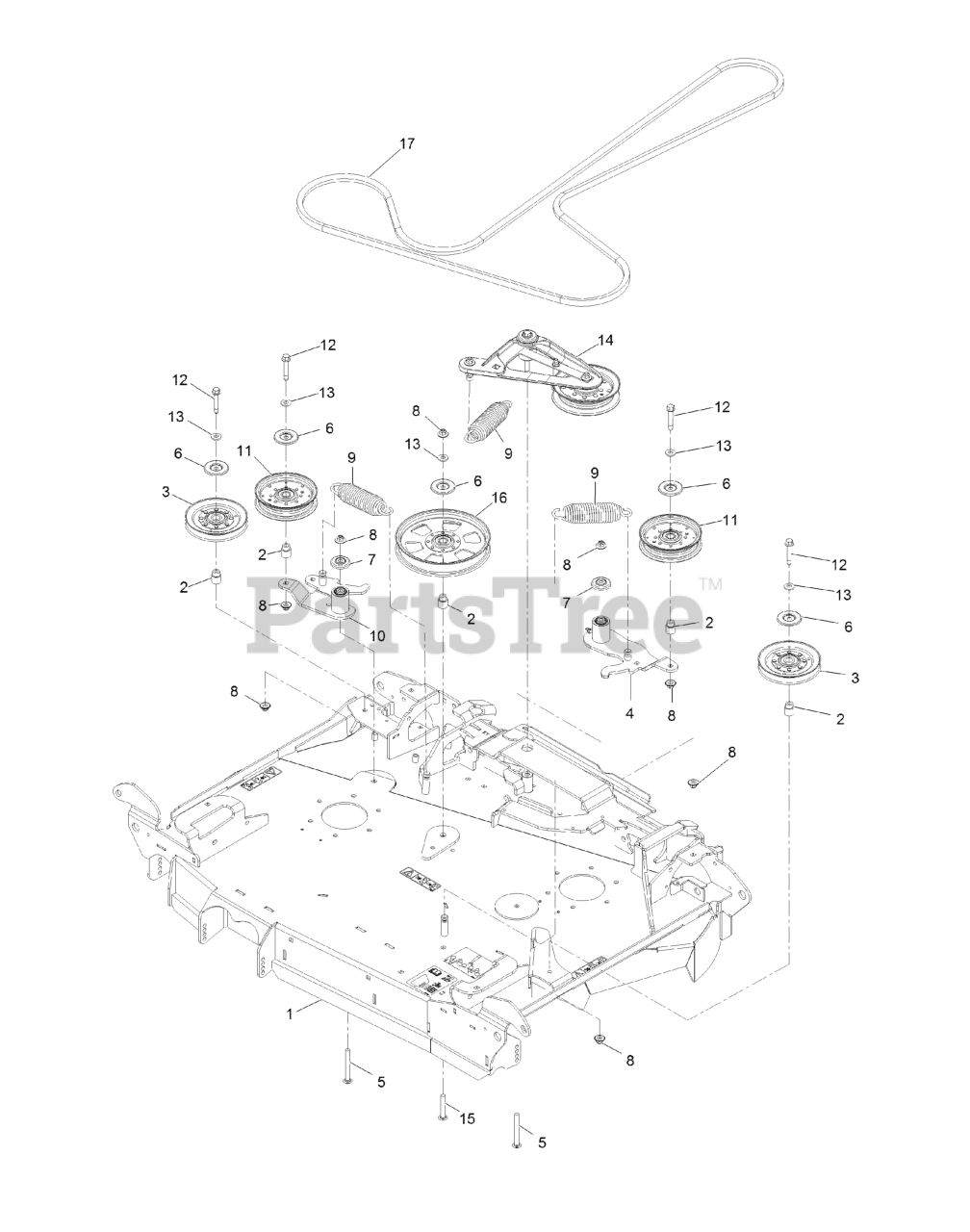 Exmark LZS88CDYM96RW0 - Exmark 96" Lazer Z Diesel Zero-Turn Mower ...