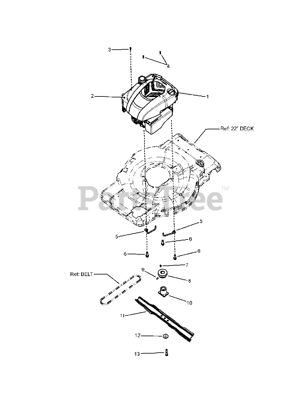 John Deere JS26 (7800574) - John Deere 22" Walk-Behind Mower (2010 ...