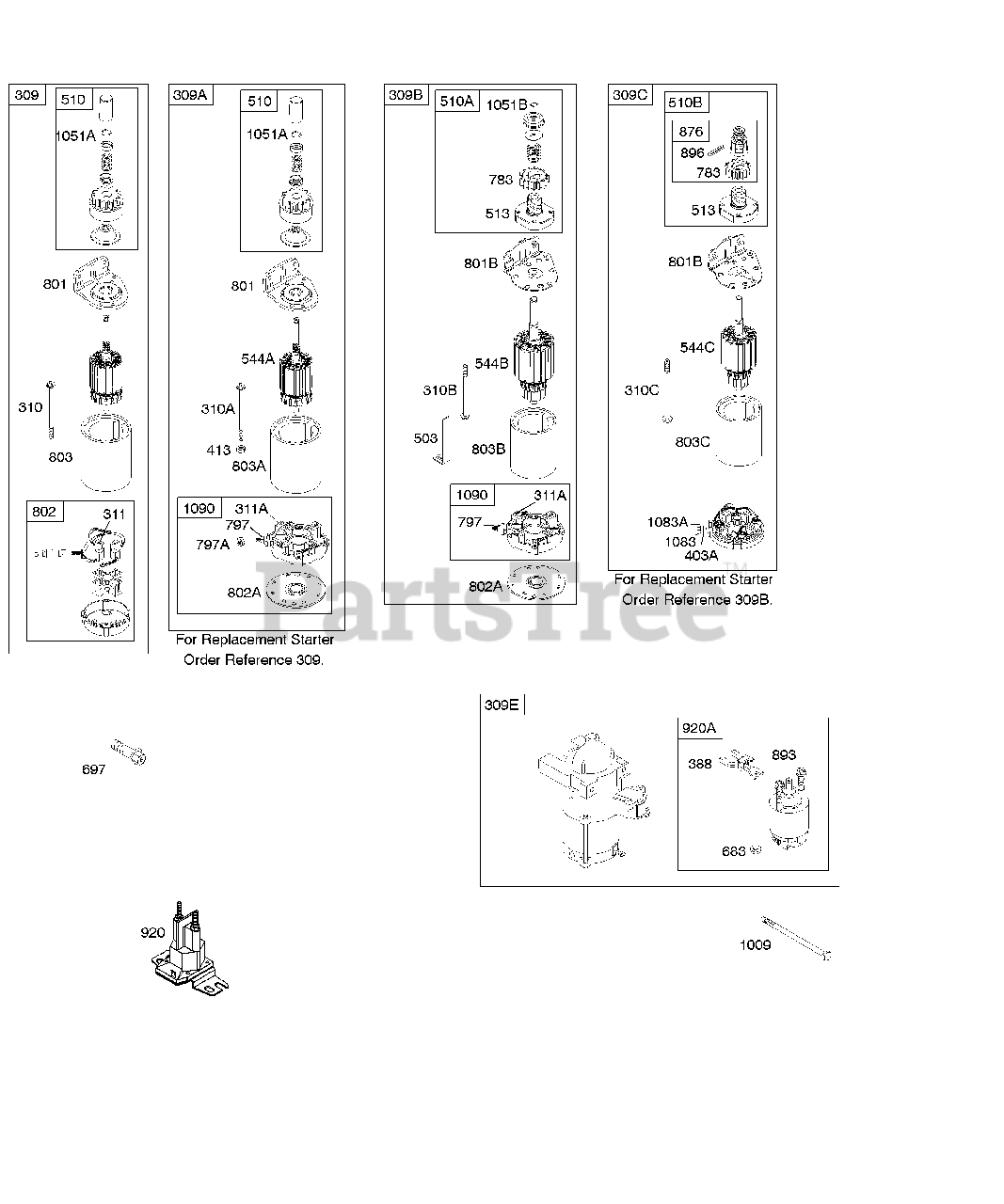 Briggs & Stratton 350777-1137-E1 - Briggs & Stratton Vertical Engine ...