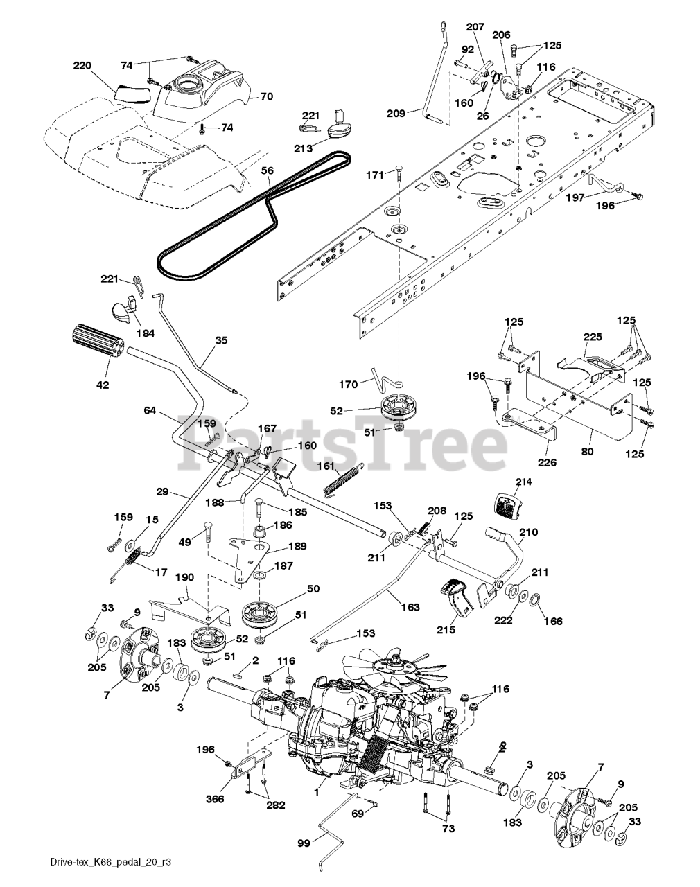 Husqvarna TS 348 D (960430270-00) - Husqvarna 48" Garden Tractor (2017 ...