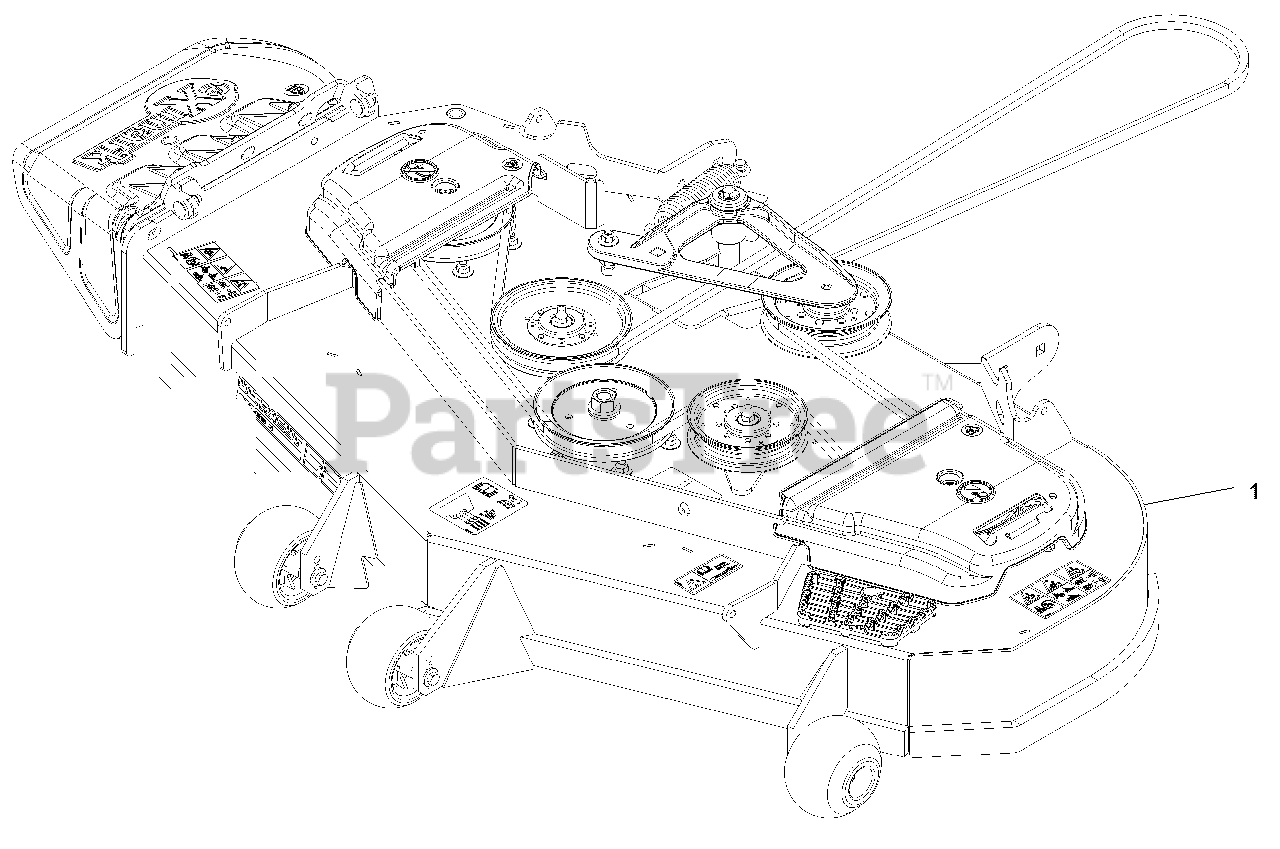 Exmark LZE751GKA524A2 - Exmark 52" Lazer Z E-Series Zero-Turn Mower ...