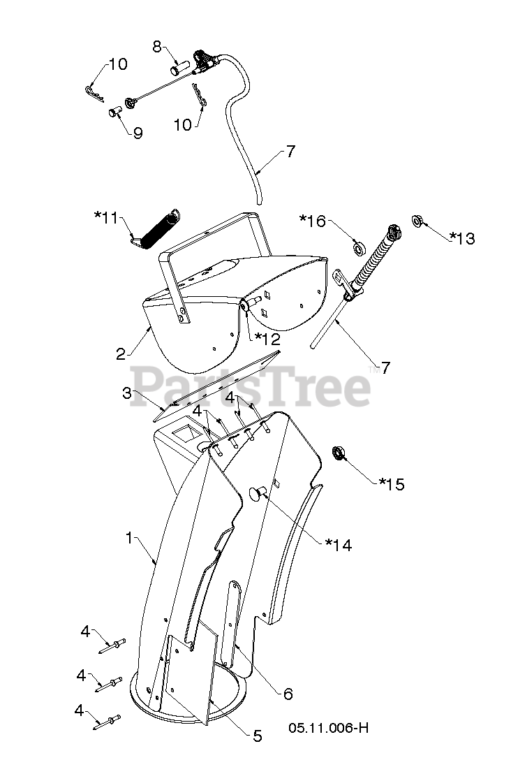 Husqvarna ST 224 (961930096-06) - Husqvarna 24" Snow Blower (2019-03 ...