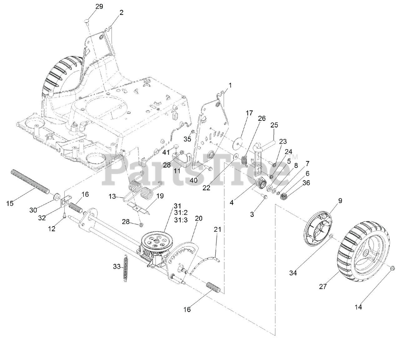 Exmark ECS180CKA30000 - Exmark 30" S-Series Walk-Behind Mower, Kawasaki ...