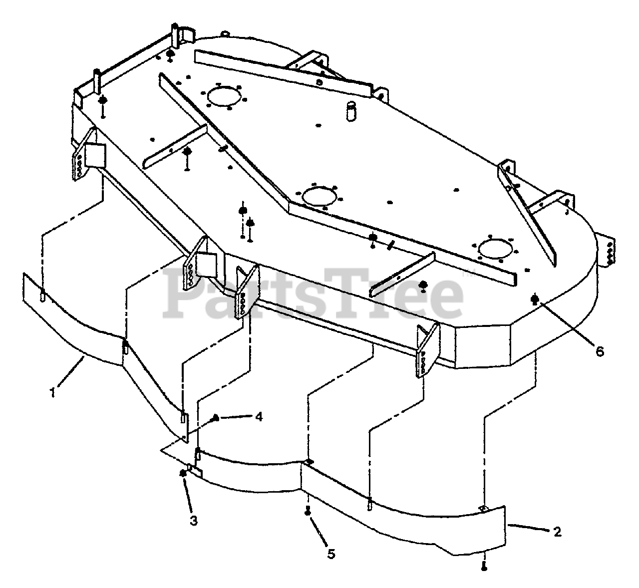Exmark TR20BV - Exmark Turf Ranger Front Mount Mower, 20HP Briggs ...