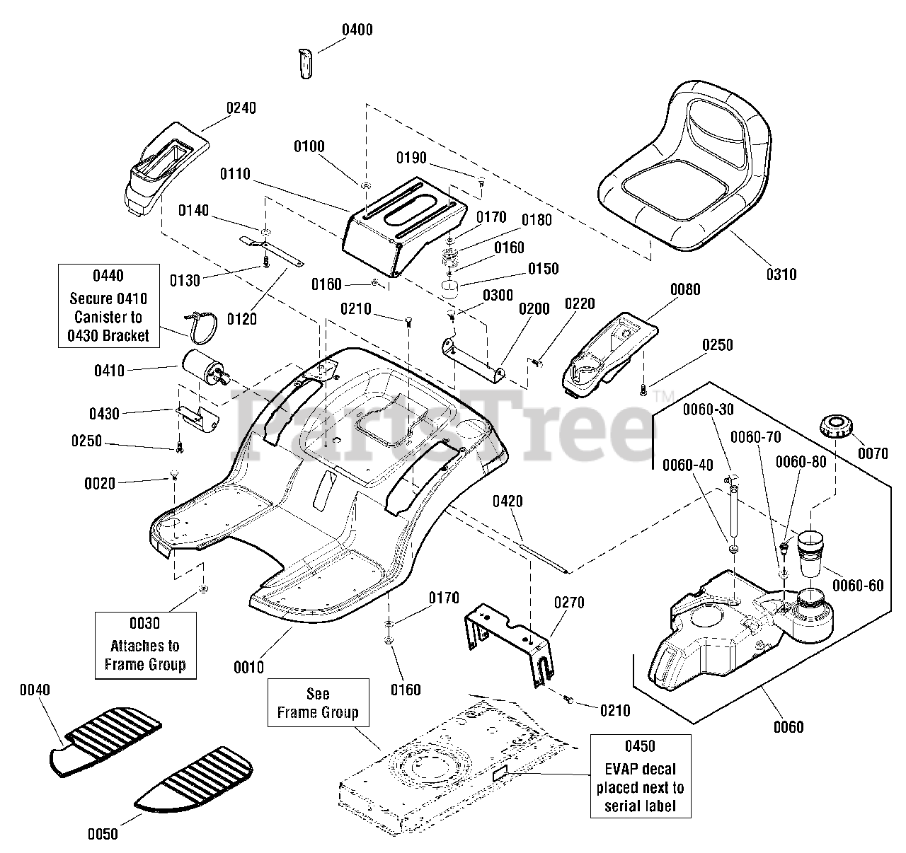 Snapper SPX 2246 (2691021) - Snapper LT150 Series 46" Lawn Tractor ...