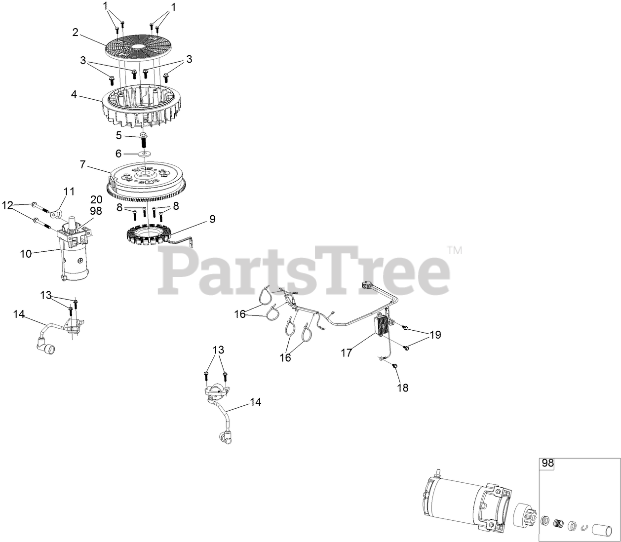 Exmark QZS708GEM50200 - Exmark 50" Quest S-Series Zero-Turn Mower ...