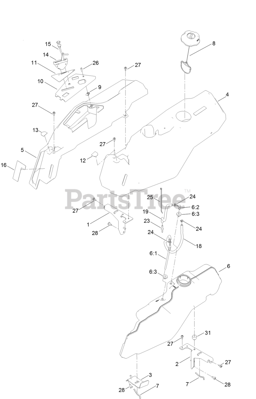 Toro 75742 (4225) - Toro 42" TimeCutter Zero-Turn Mower (SN: 400000000 ...