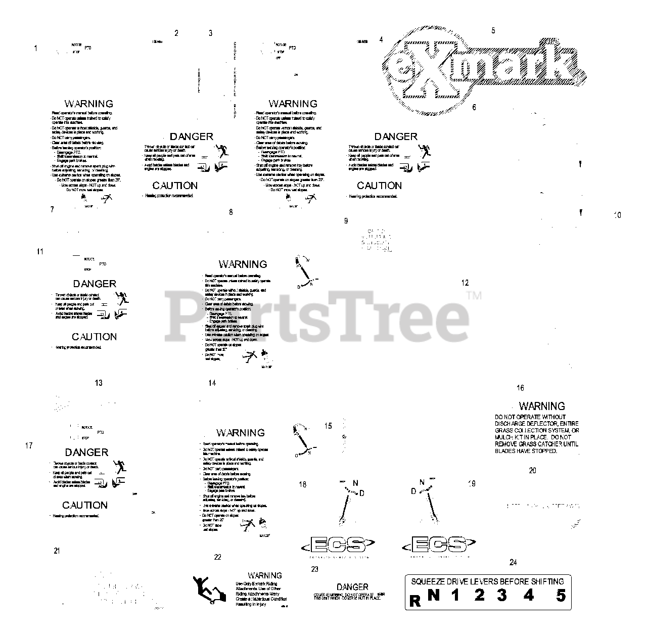 Exmark M4815KA - Exmark 48" Metro Walk-Behind Mower, 15hp Kawasaki (SN ...