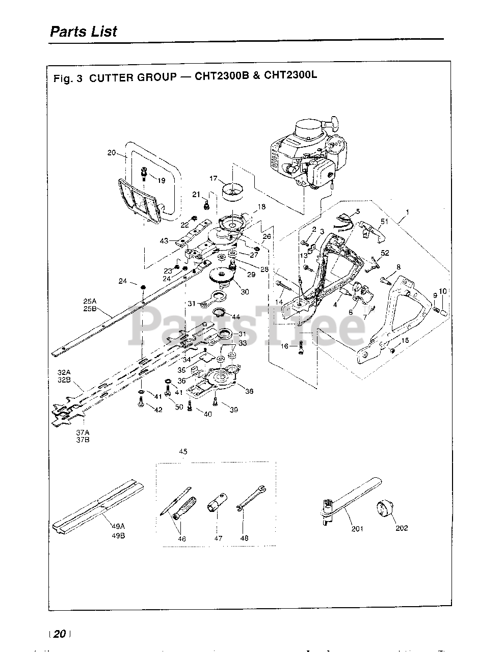 RedMax CHT 2300 B - RedMax Hedge Trimmer (SN: 660001 & Above) (1997-01 ...