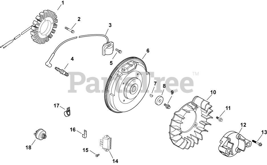 Kohler CH750-0046 - Kohler Command PRO Engine, Made for Medart, 27hp ...
