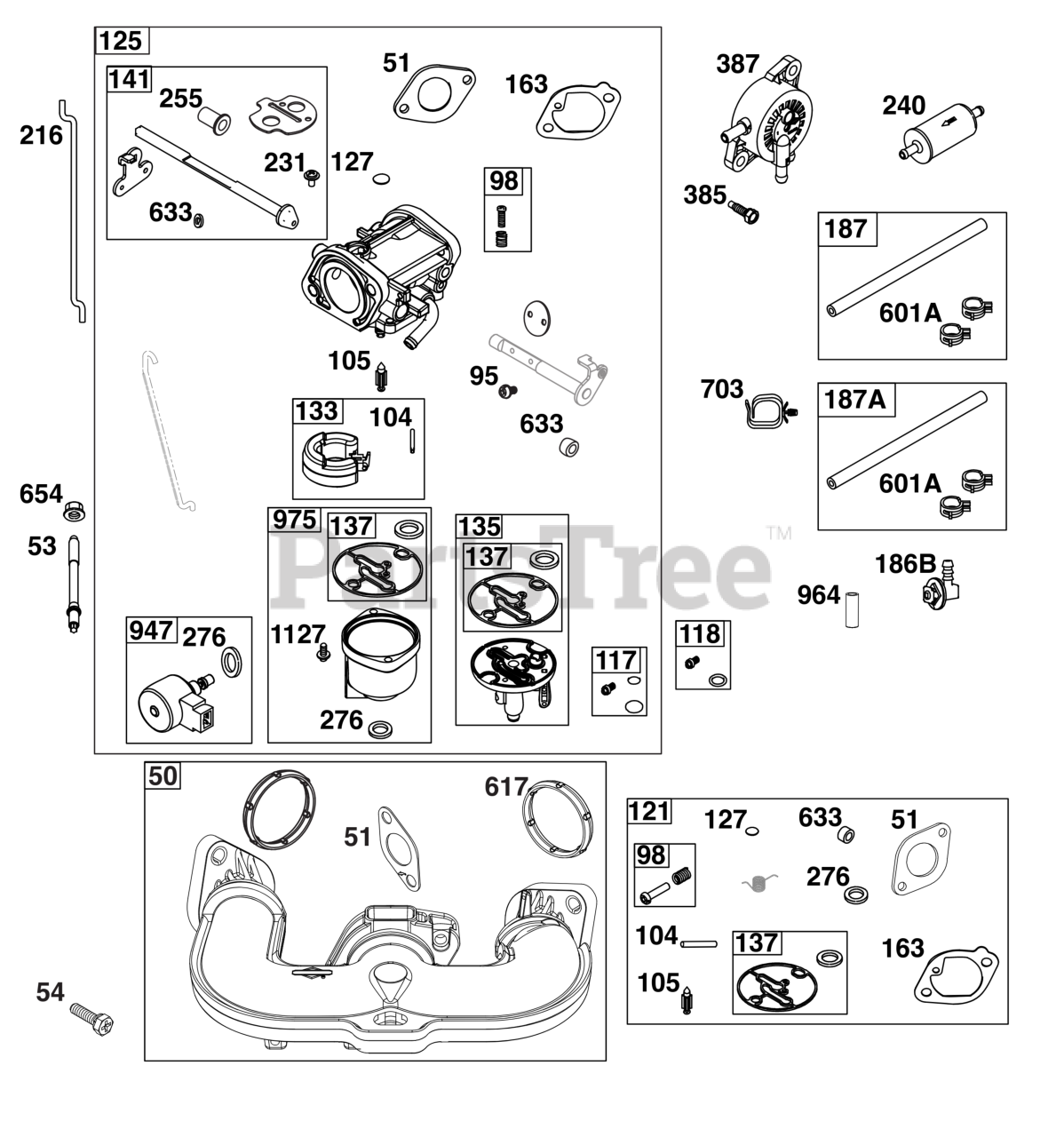 Briggs & Stratton 40U877-0011-B5 - Briggs & Stratton Vertical Engine ...