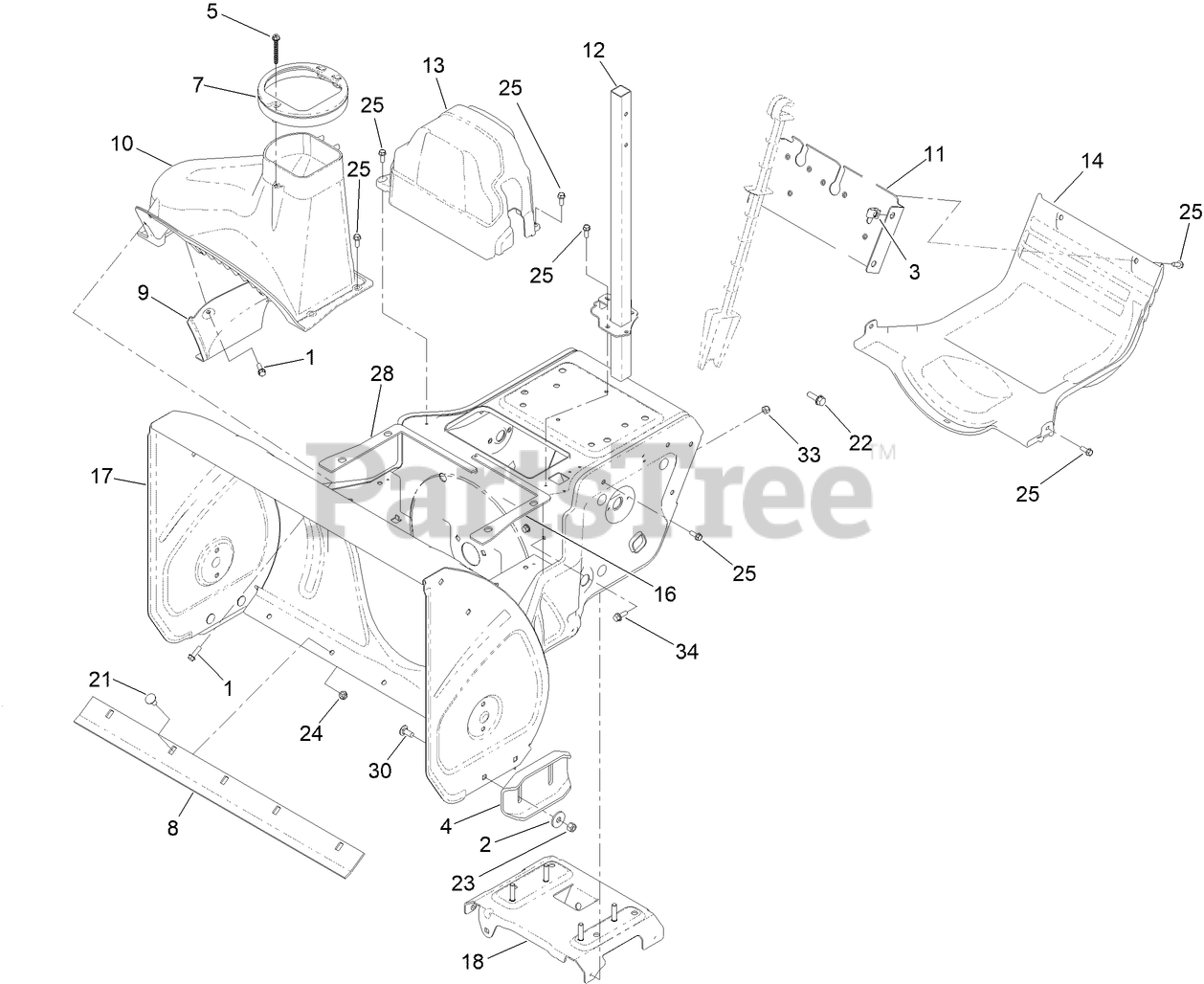 Toro 37802 (826 OHAE) - Toro 26" Power Max Snow Thrower (SN: 400000000 ...