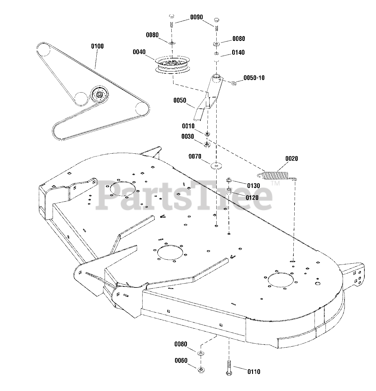 Snapper SPX 2548 (2691187-00) - Snapper LT150 Series 48" Lawn Tractor ...