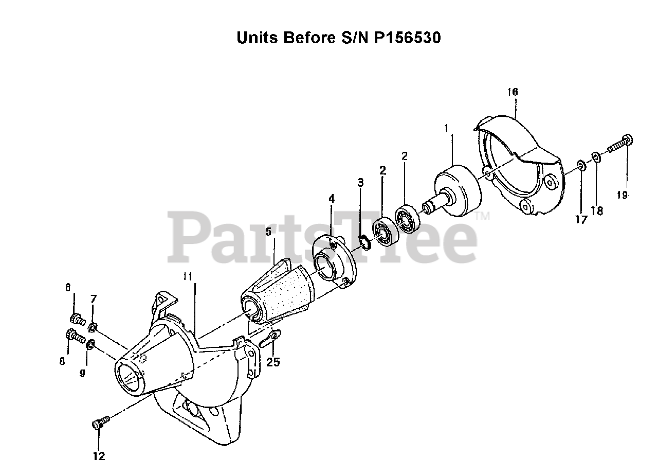Tanaka TBC-220 - Tanaka Brush Cutter Clutch Case (Units prior to ...