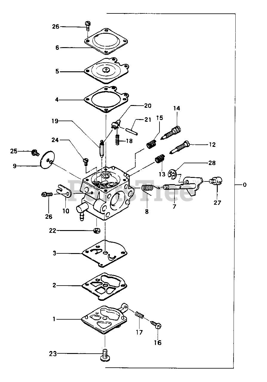 Tanaka TIA-302 - Tanaka Power Auger Carburetor Parts Lookup with ...