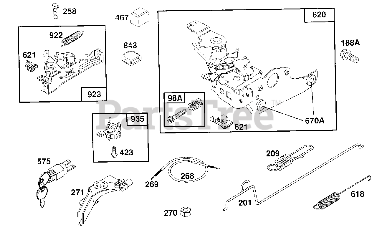 Briggs & Stratton 123702-0141-01 - Briggs & Stratton Vertical Engine ...