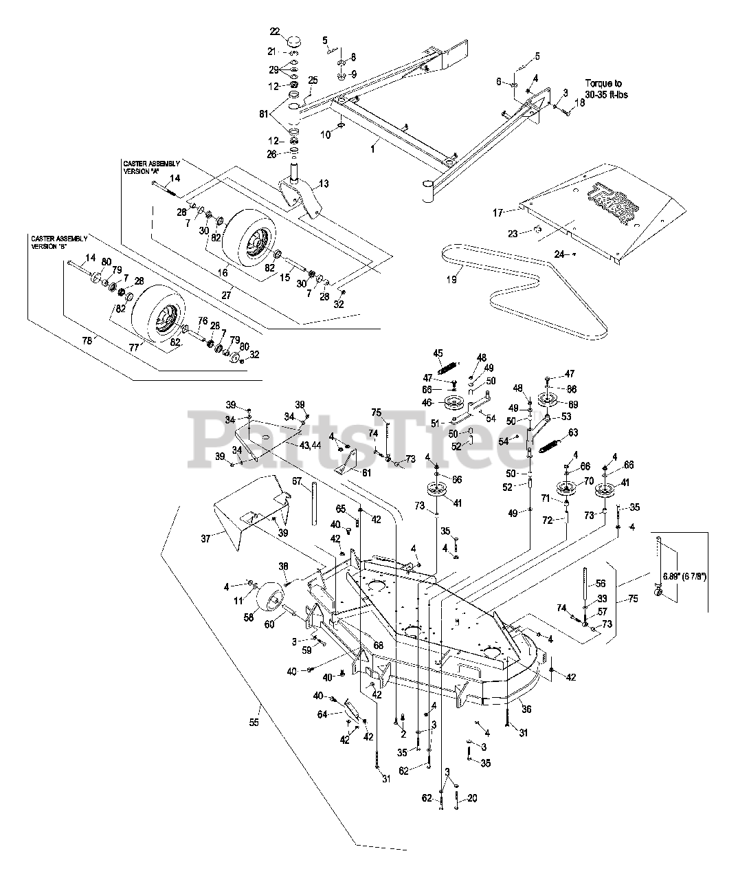 Exmark TT23KAC - Exmark Turf Tracer Hydro Walk-Behind Mower, 23hp ...