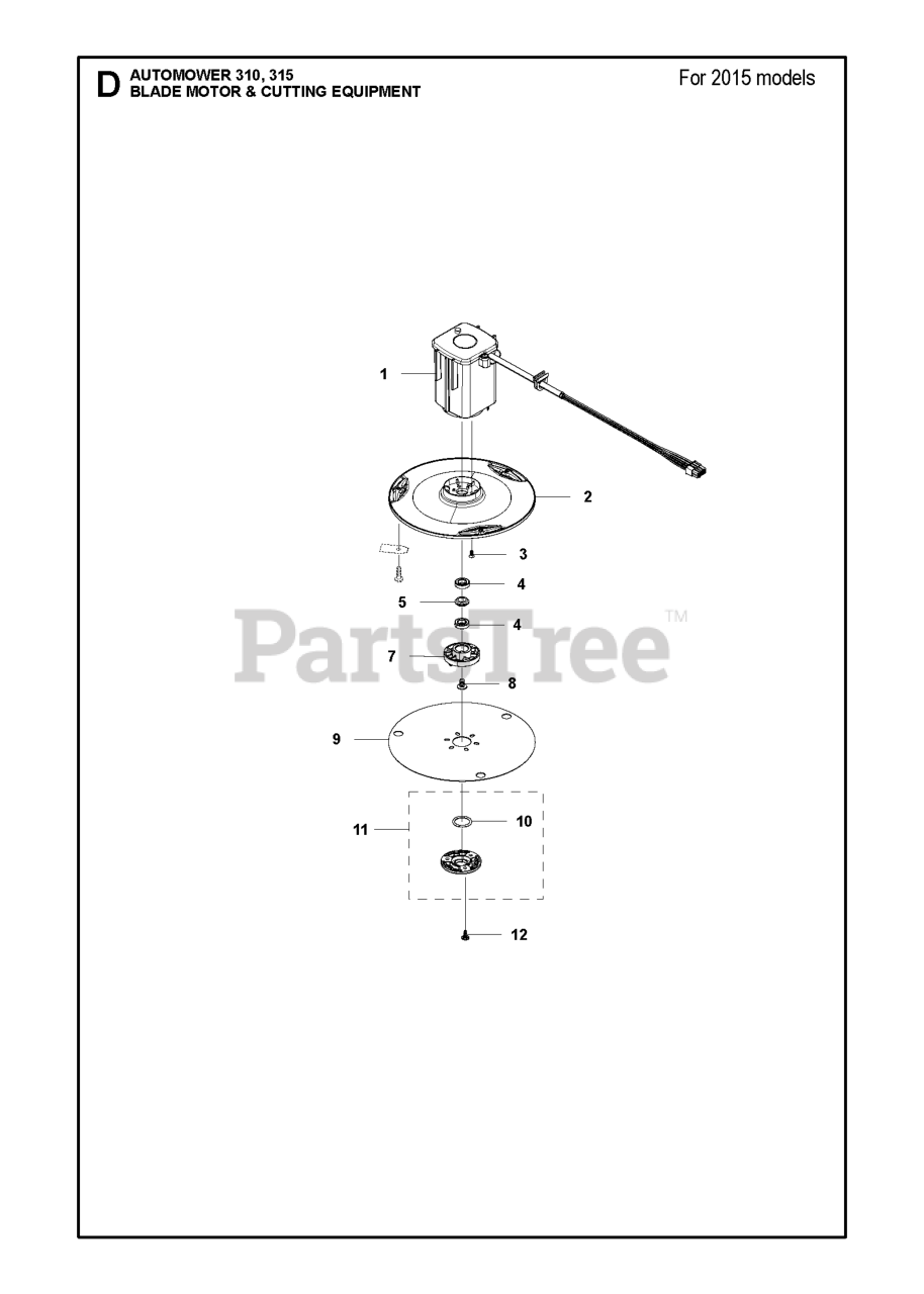 Husqvarna 315 - Husqvarna Automower Robotic Lawn Mower (2015-03) BLADE ...