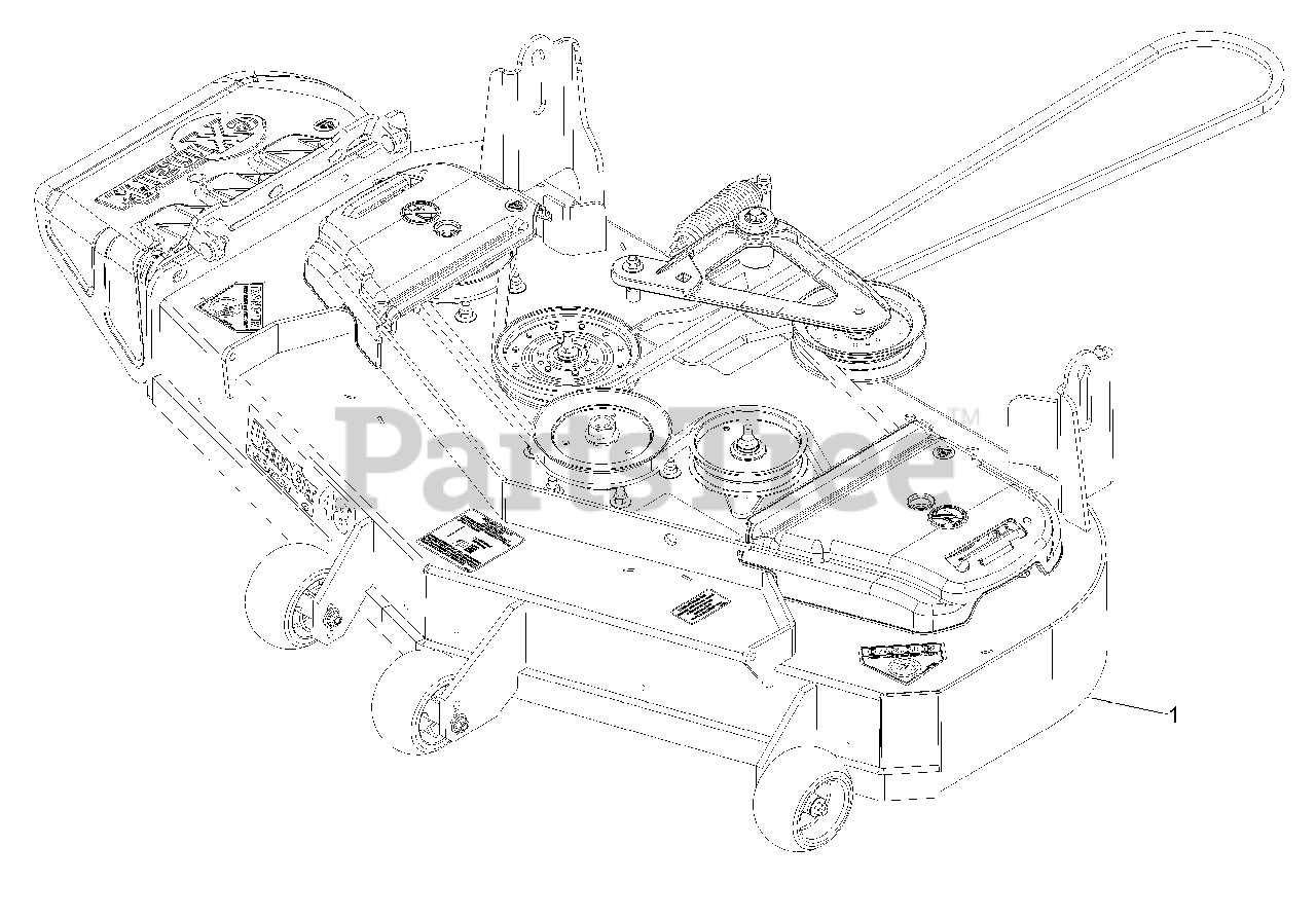 Exmark LZE20KA484 - Exmark 48" Lazer Z E-Series Zero-Turn Mower, 20hp ...