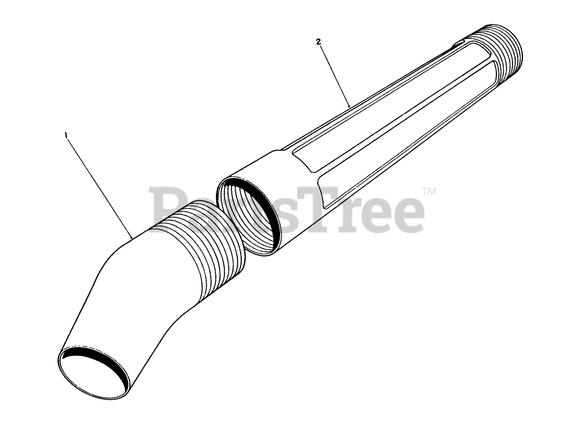 Toro 51545 (550 TBX) - Toro Rake-O-Vac Blower Vacuum (SN: 010000001 - 019999999) (1991) BLOWER ...