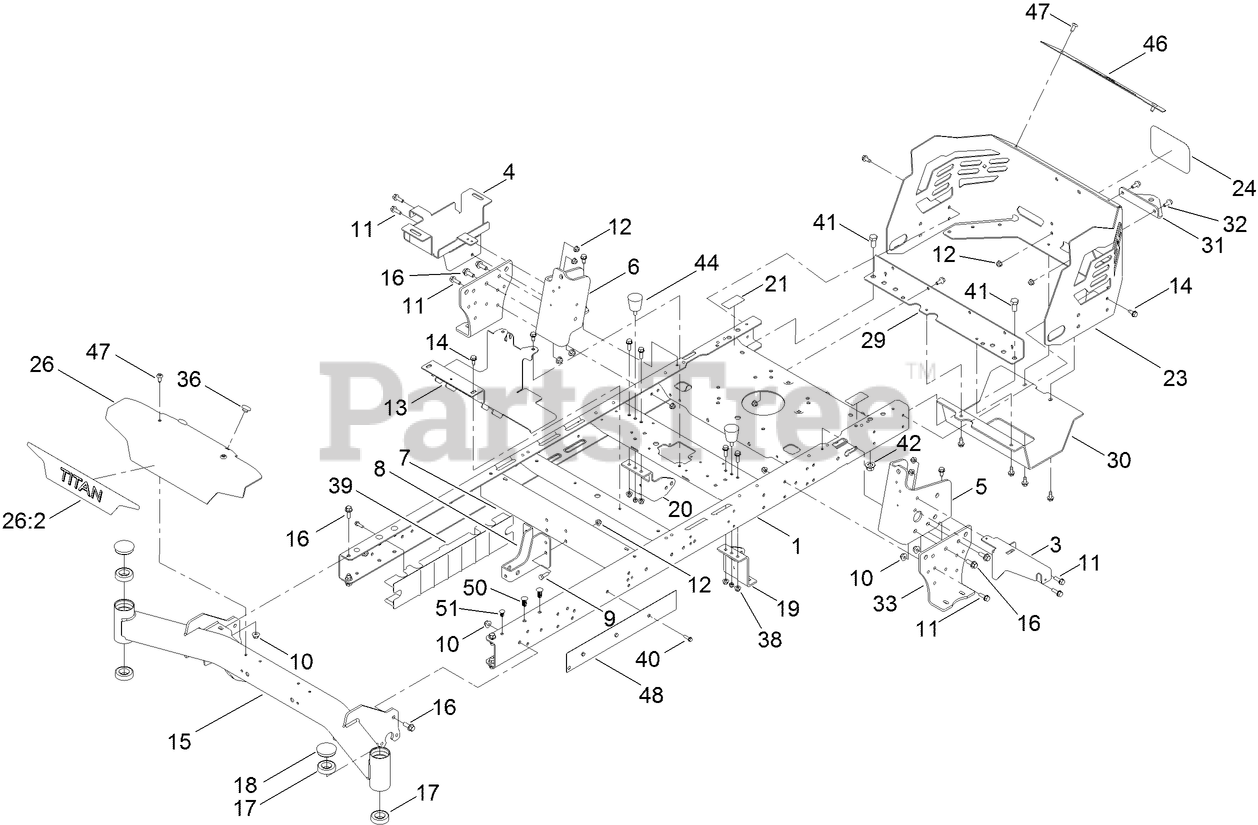 Toro 75313 - Toro 60" Titan MyRide Zero-Turn Mower (SN: 400000000 ...