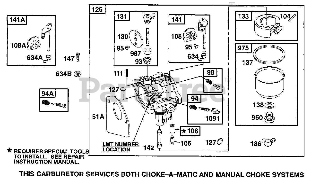 Briggs & Stratton 282707-0026-01 - Briggs & Stratton Vertical Engine ...