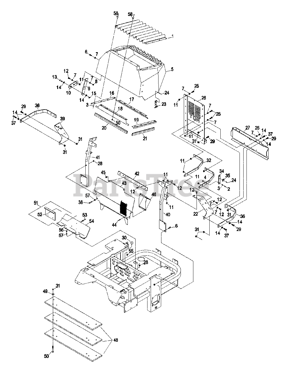 Exmark LZ20KC524 - Exmark 52" Lazer Z Zero-Turn Mower, 20hp Kohler (SN ...