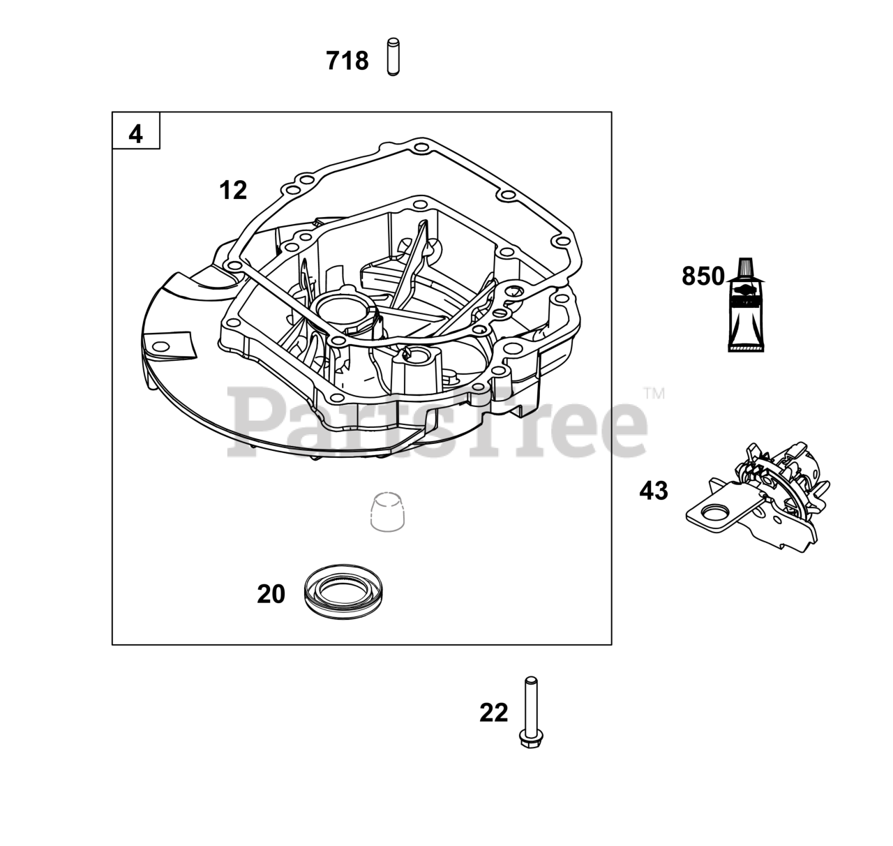 Briggs & Stratton 123P02-0002-H5 - Briggs & Stratton Vertical Engine ...