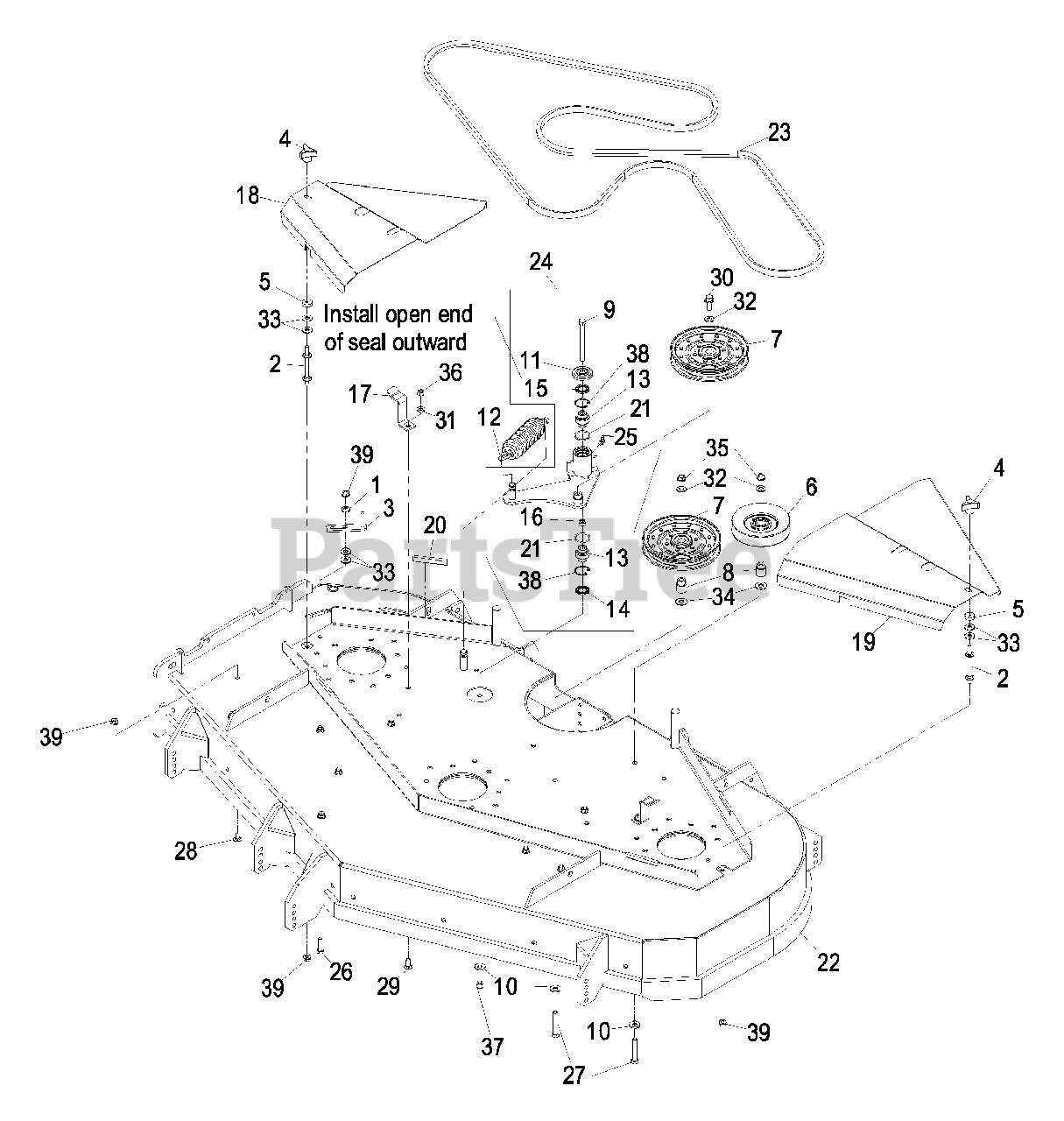 Exmark LZ27KC605 - Exmark 60" Lazer Z Zero-Turn Mower, 27hp Kohler (SN ...