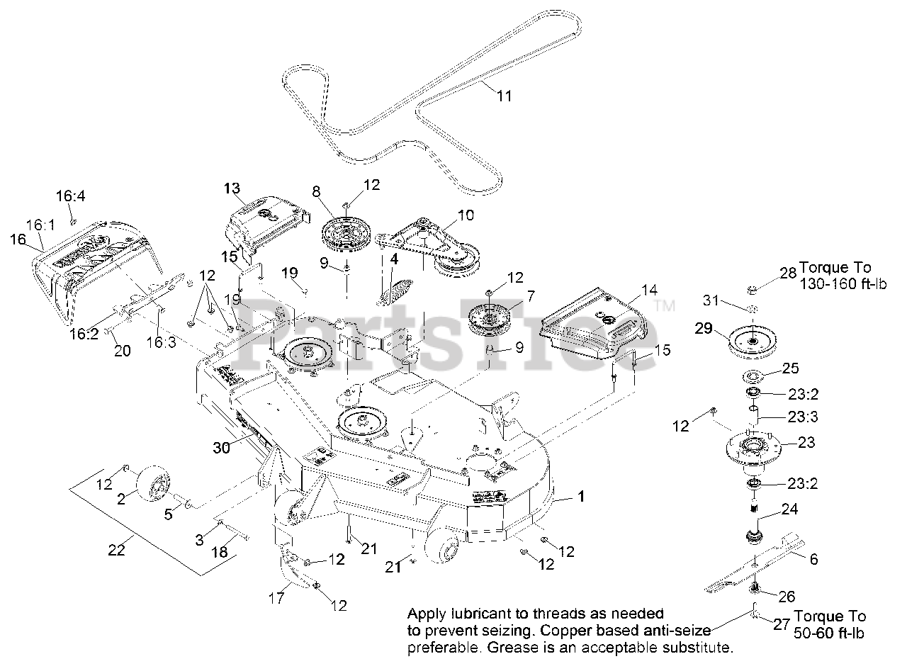 Exmark LZE742GKC524A2 - Exmark 52" Lazer Z E-Series Zero-Turn Mower ...