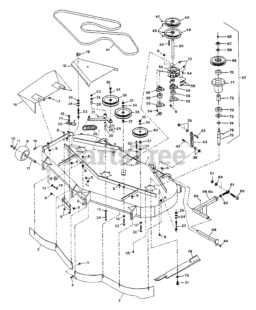 Exmark LZ22KC60 - Exmark 60" Lazer Z Zero-Turn Mower, 22hp Kohler (SN ...
