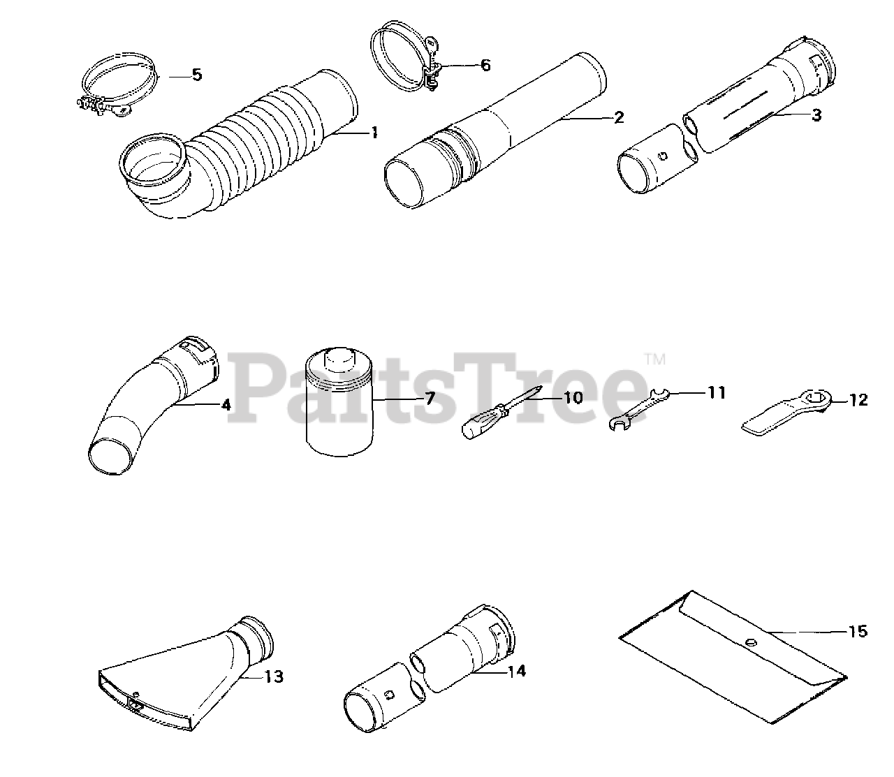 Tanaka TBL-300 - Tanaka Backpack Blower Accessories Parts Lookup with ...