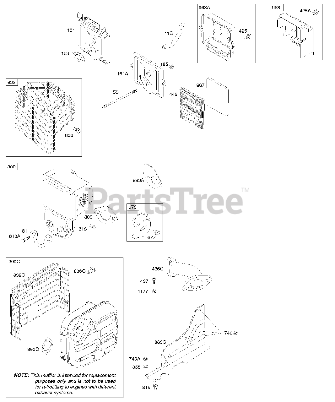 Briggs & Stratton 204412-0142-E1 - Briggs & Stratton Horizontal Engine ...