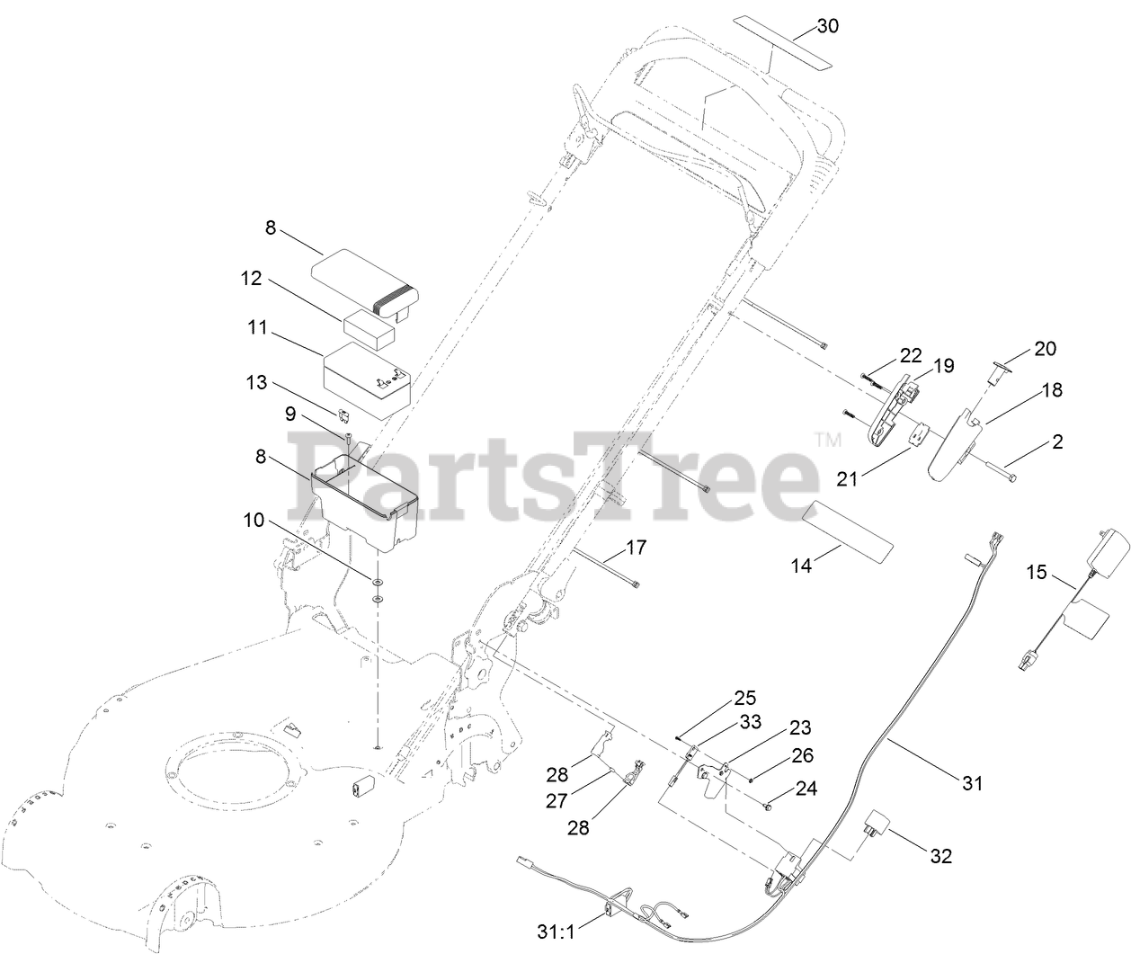 Toro 21387 - Toro Super Recycler Walk-Behind Mower (SN: 400000000 ...