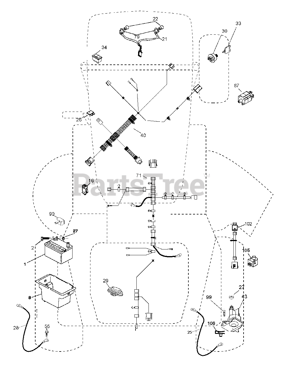 Snapper ST 1842 (2691183-00) - Snapper 42" Lawn Tractor, 18.5hp ...