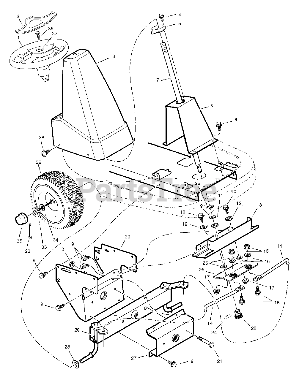 Hayter 10/30 (309029x11E) - Hayter Heritage 30" Rear-Engine Riding ...