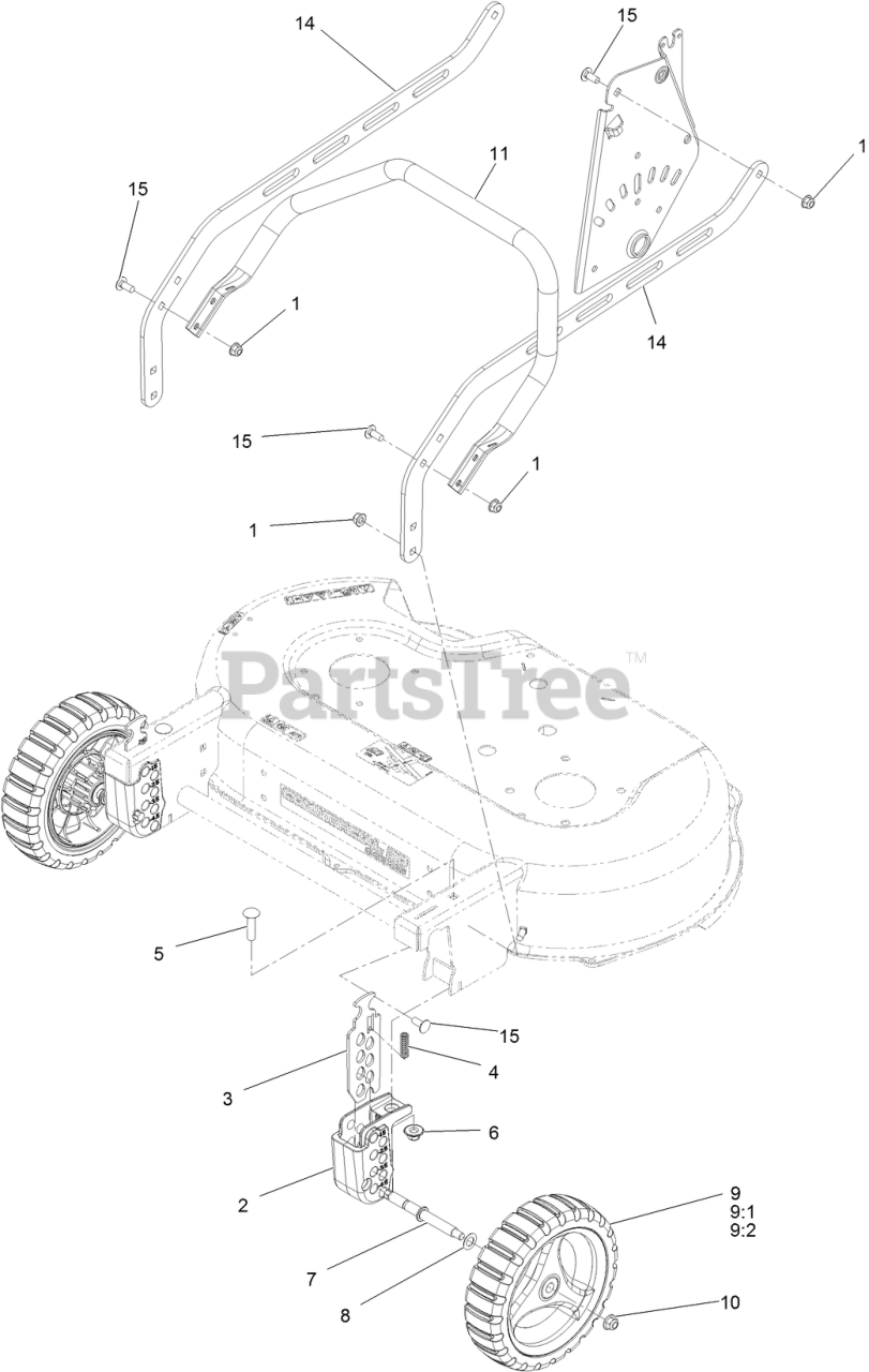 Exmark ECS180CKA30000 - Exmark 30" S-Series Walk-Behind Mower, Kawasaki ...