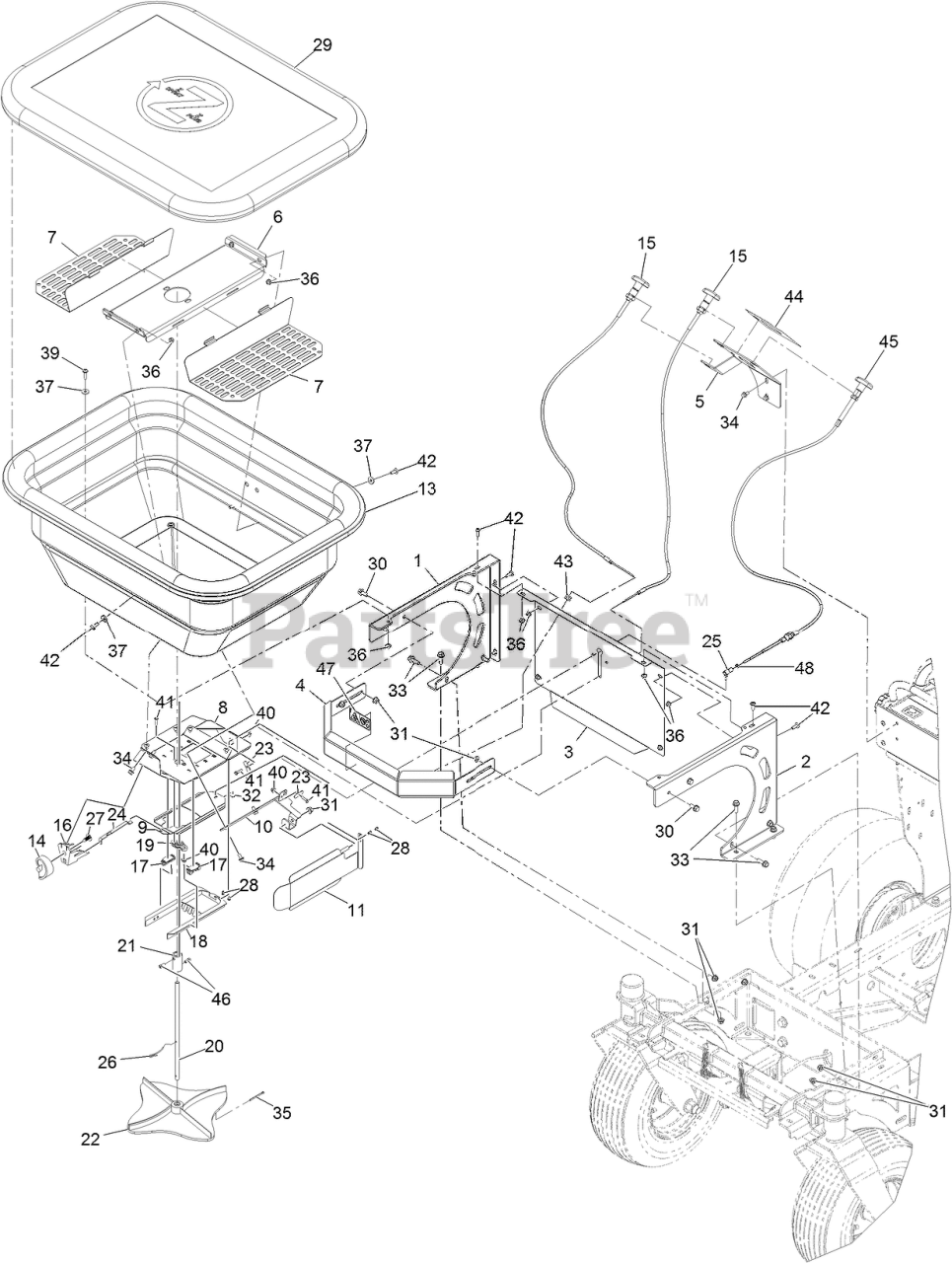 Exmark ZS5260 - Exmark Z-Spray Z-Max Stand-on Sprayer, 5 GPM Pump (SN ...
